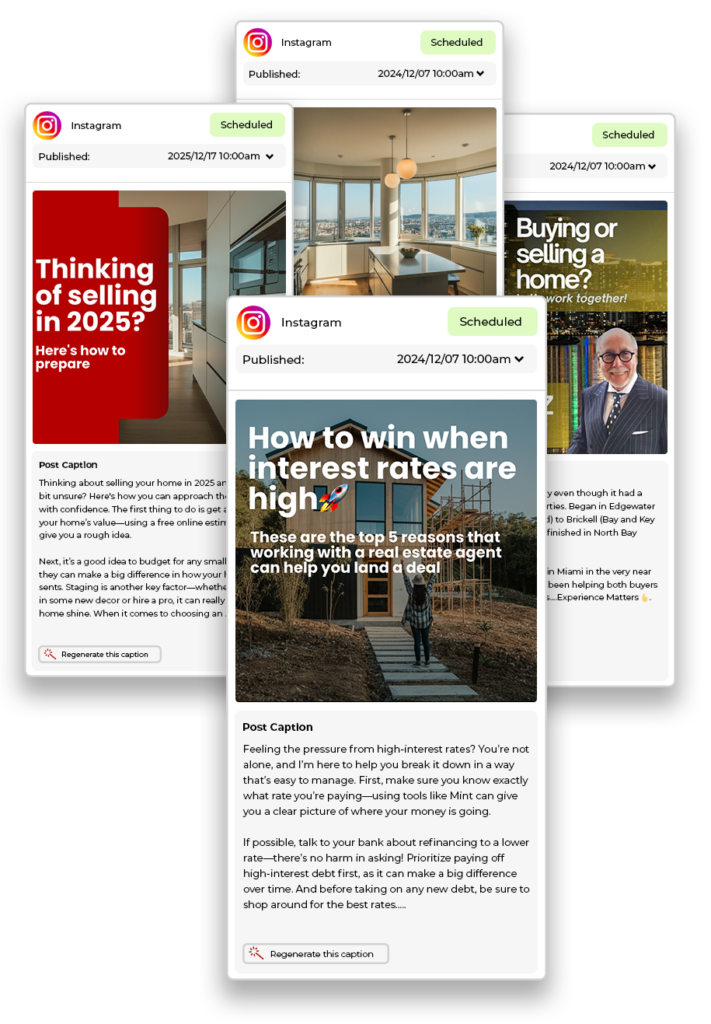 RealEstateContent.ai - The All-in-One Social Media AI for Realtors